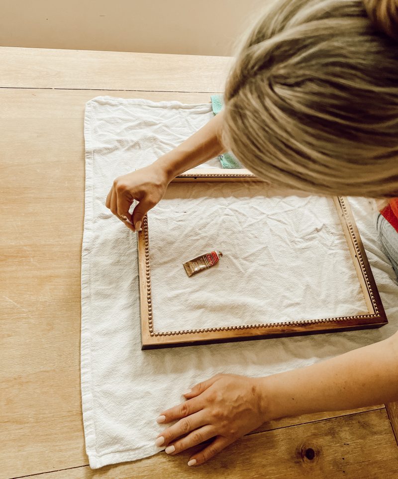 How to Transform Ikea Frames into Vintage Inspired Art - Cassie Jean