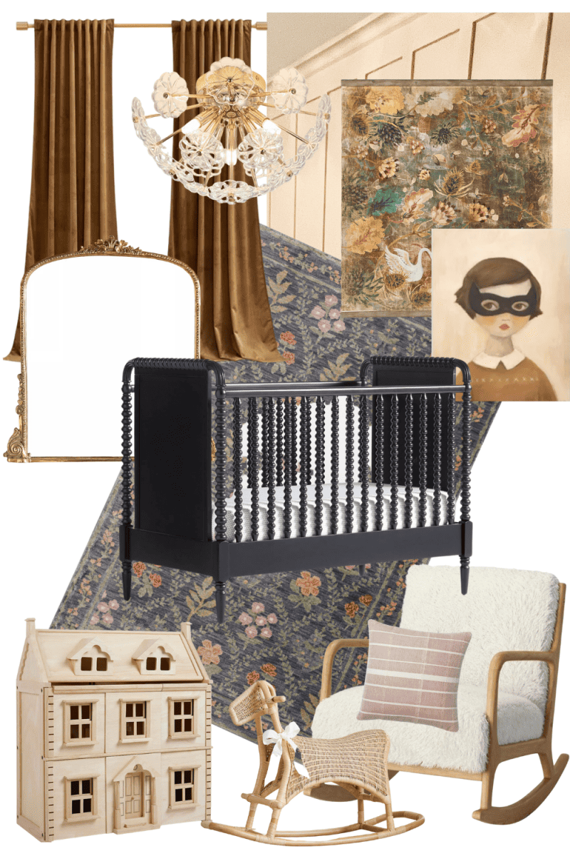 A Vintage Floral Baby Girl Nursery (Part 1) - Cassie Jean