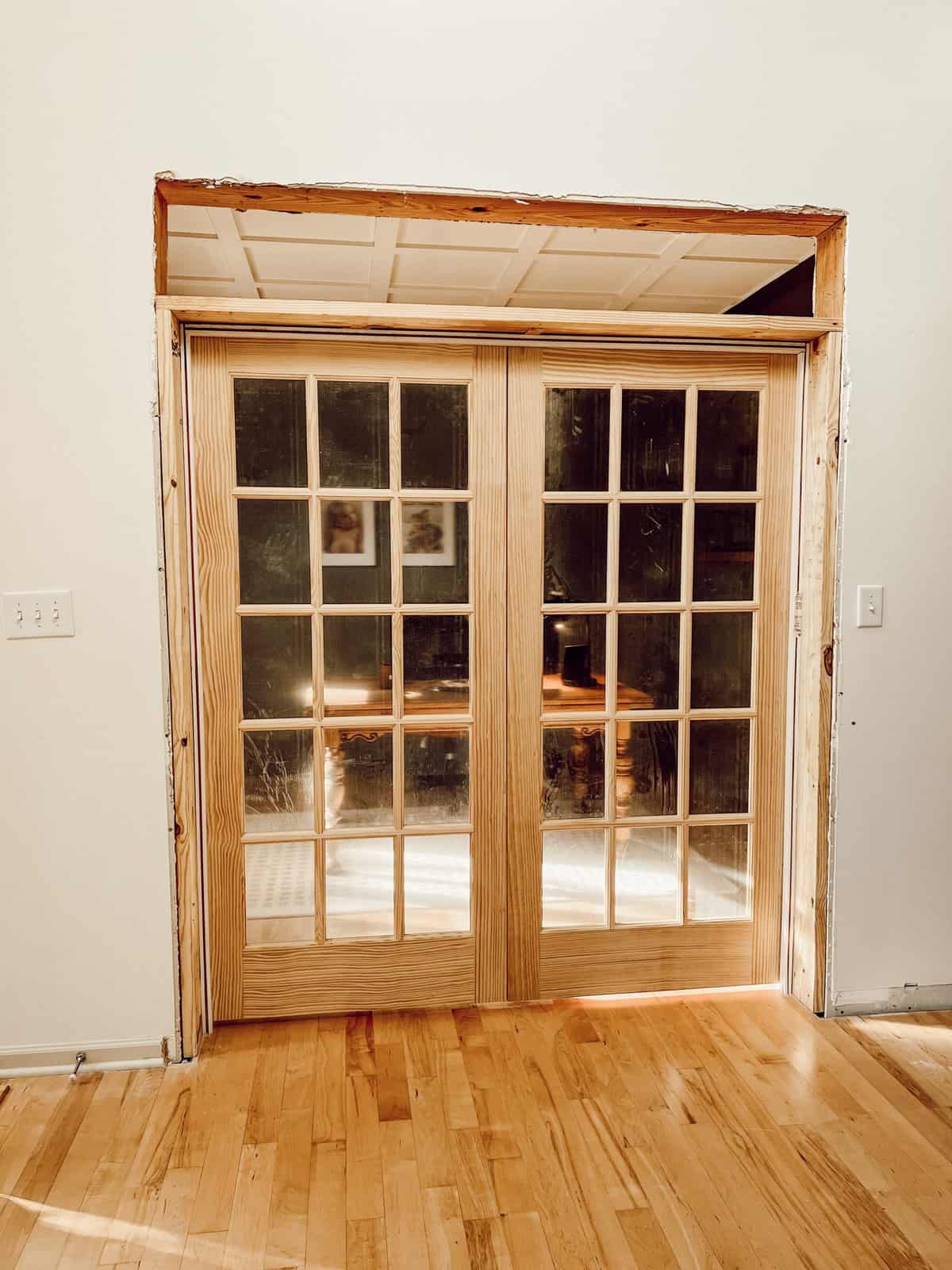 How to Install DIY French Doors While Adding Character and Charm to ...