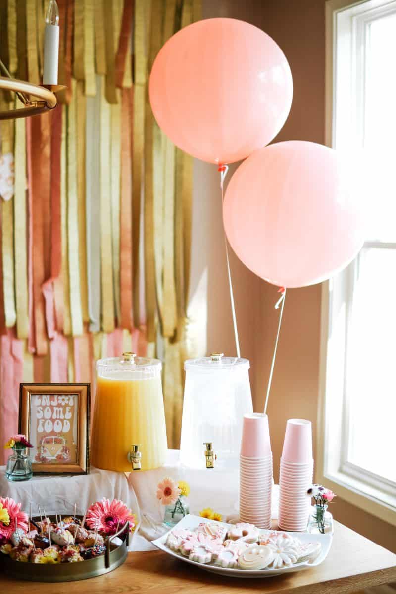 How To Plan An Adorable Flower Power Birthday Party For Baby Girl ...