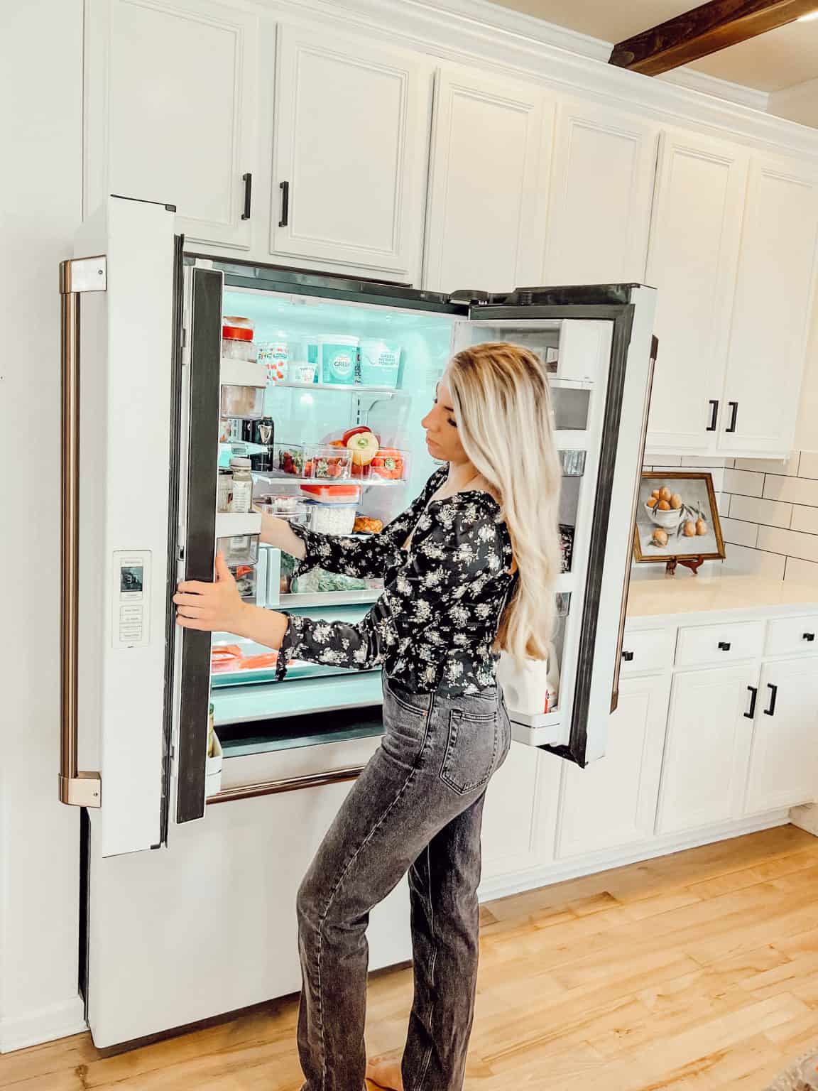 My Honest Review Of The High End GE Cafe Refrigerator - Cassie Jean