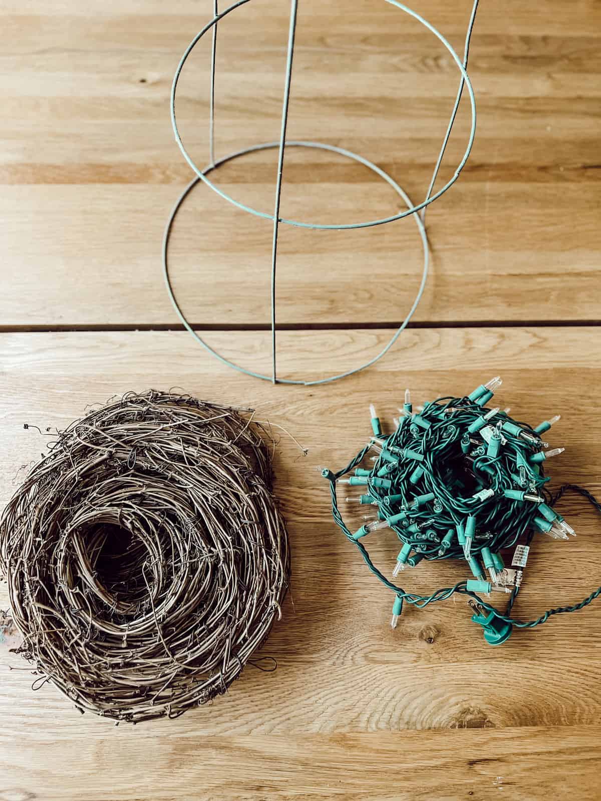 DIY Halloween Grapevine Witch Hat (Pottery Barn Hack!) - Cassie Jean