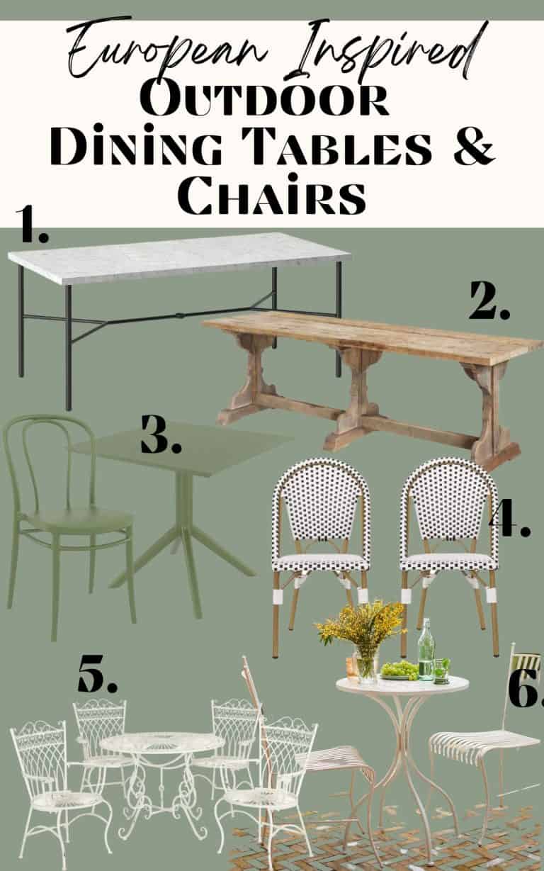 How To Create a European-Inspired Patio Retreat - Cassie Jean