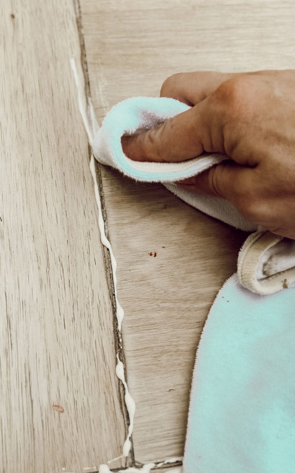 How to Refinish a Damaged Veneer Table Top (Under $35!) - Cassie Jean