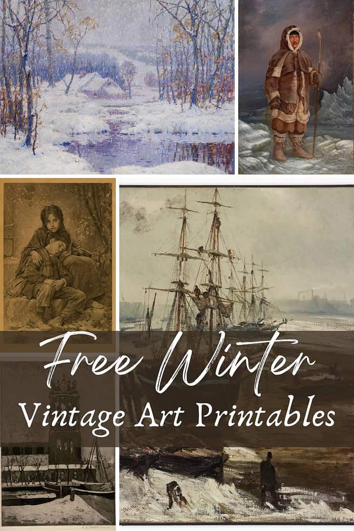 100 Free Stunning Vintage Art Prints to Download - Cassie Jean