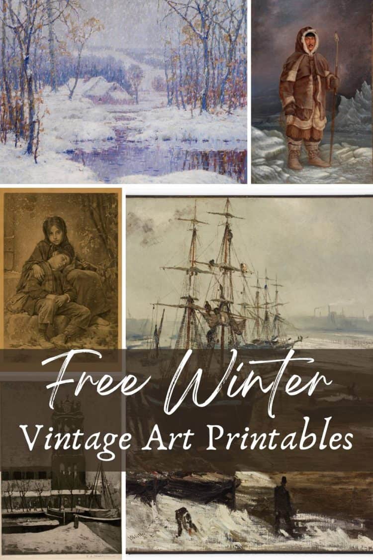 100 Free Stunning Vintage Art Prints to Download - Cassie Jean