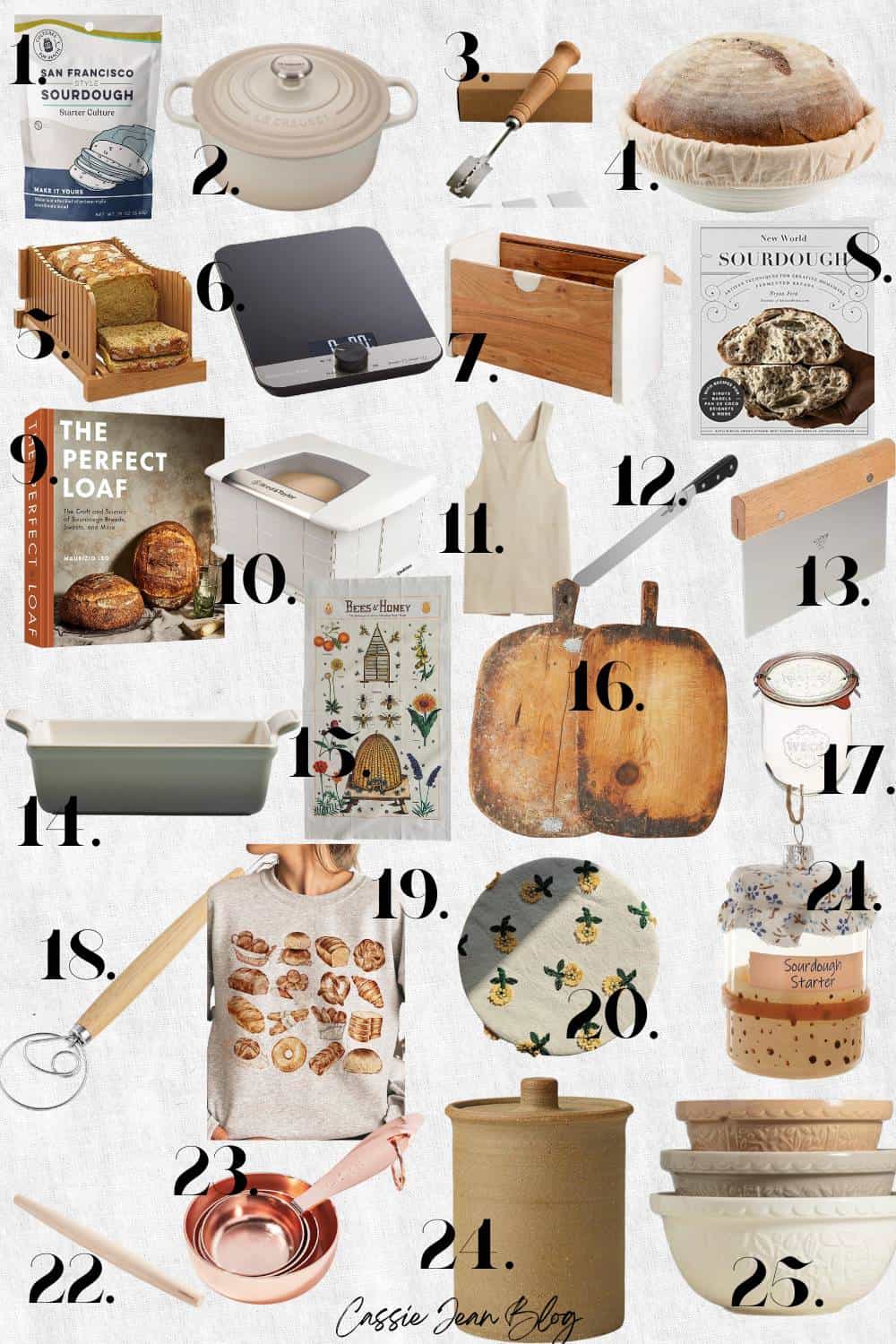 25 Best Gift Ideas for Sourdough Bread Bakers (2023) - Cassie Jean
