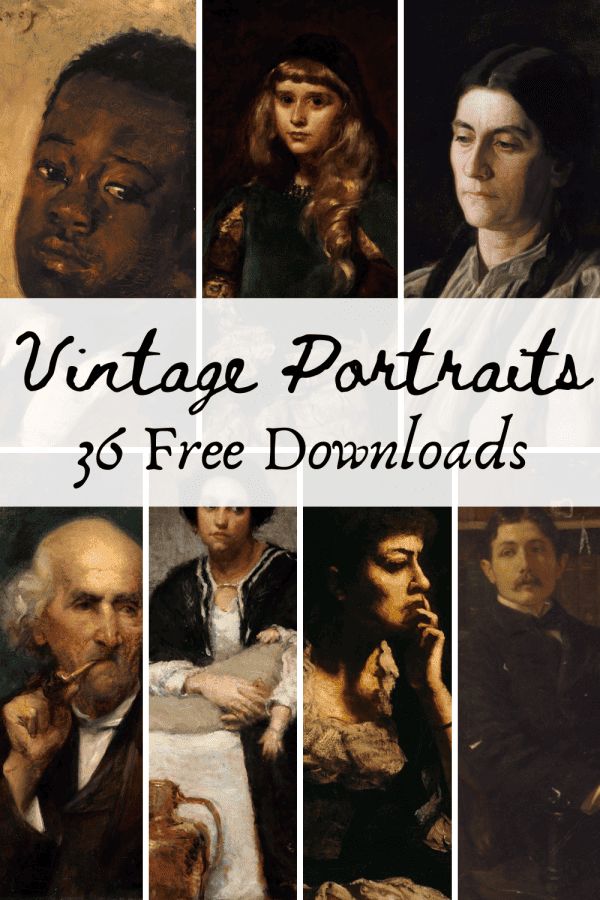 Vintage Portraits 101 (Free Prints and How To Style Them In Your Home ...