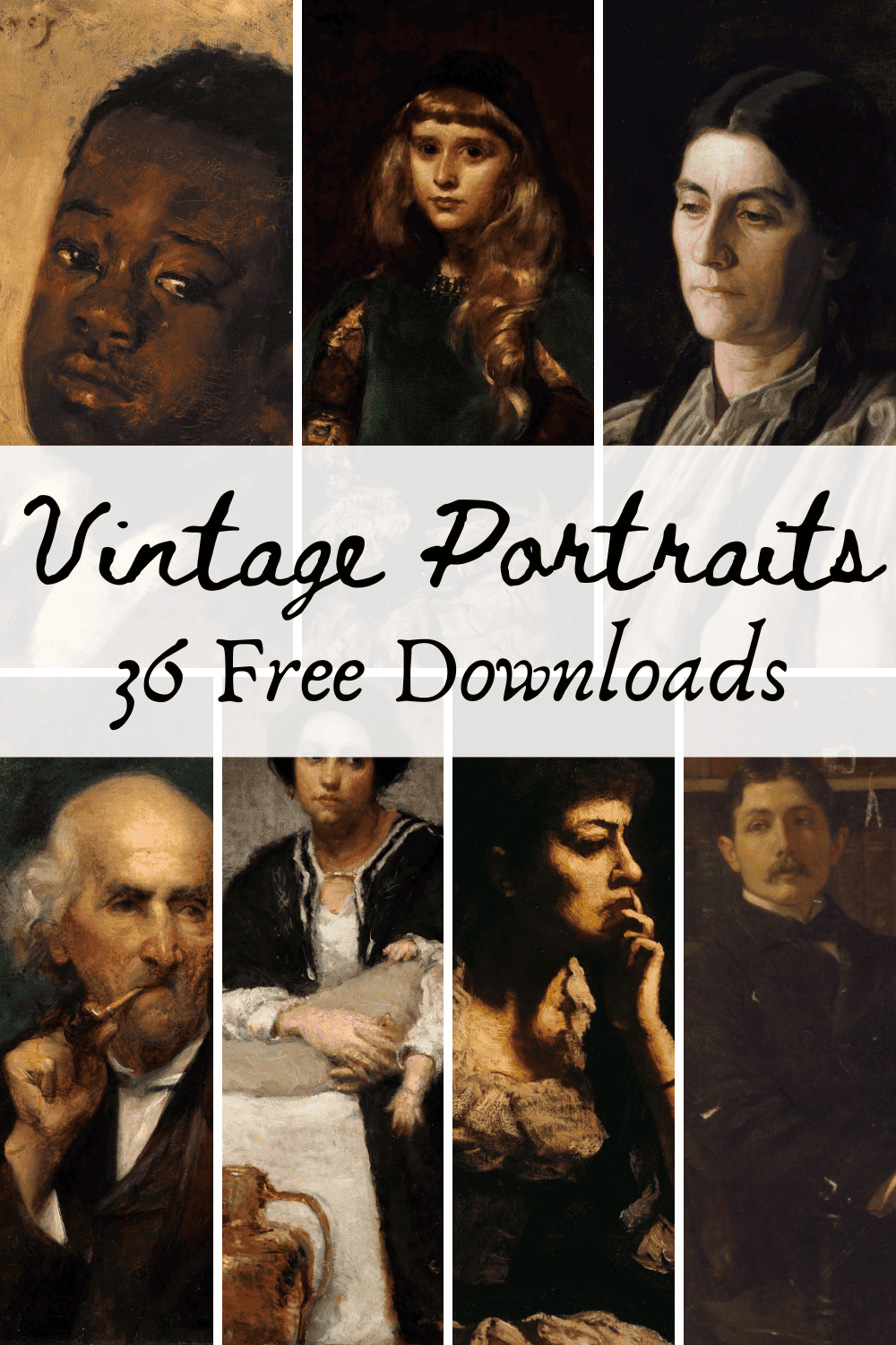 100 Free Stunning Vintage Art Prints to Download - Cassie Jean