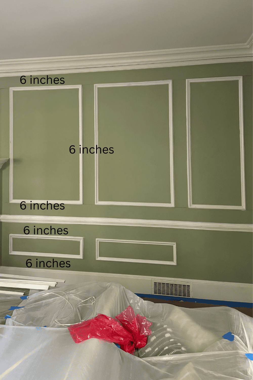 How We Transformed Our Living Room with Custom Box Trim Wall Molding ...