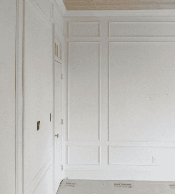 How We Transformed Our Living Room with Custom Box Trim Wall Molding ...