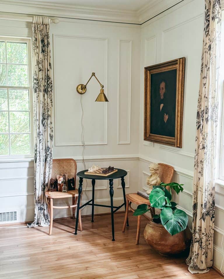 How We Transformed Our Living Room with Custom Box Trim Wall Molding ...