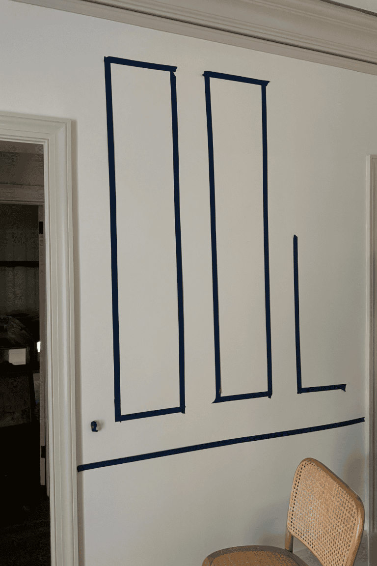 How We Transformed Our Living Room with Custom Box Trim Wall Molding ...