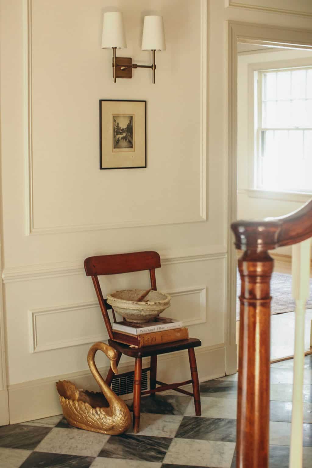 The Front Entryway Design for Our 1940 Colonial Home - Cassie Jean